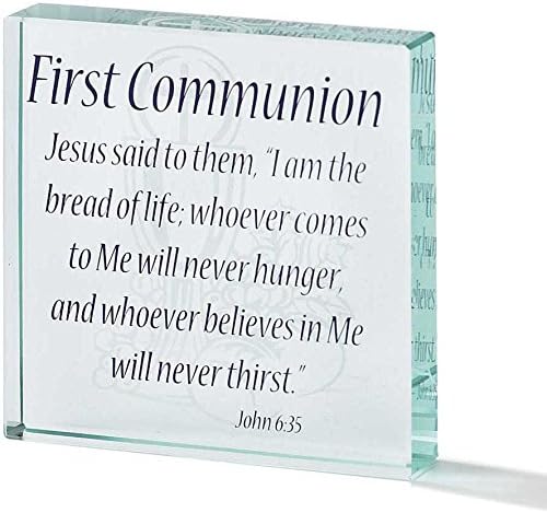 FIRST COMMUNION GLASS PLAQUE – Universal Church Supplies Inc