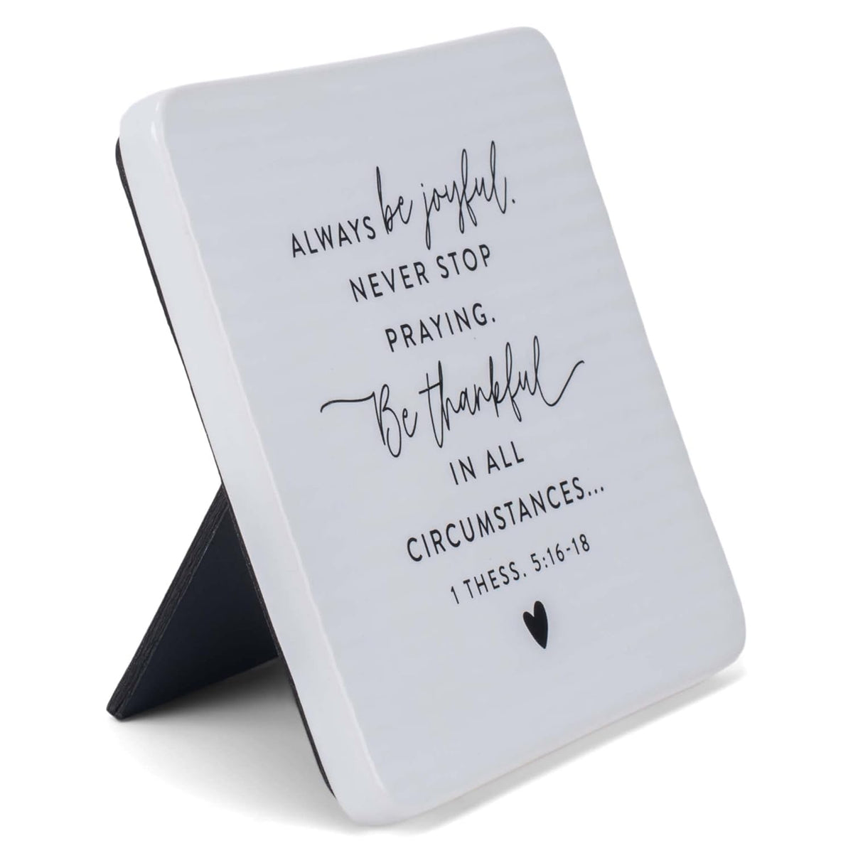 TABLETOP PLAQUE - ALWAYS BE JOYFUL – Universal Church Supplies Inc