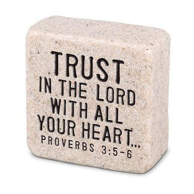 TABLETOP SCRIPTURE STONE - TRUST IN THE LORD – Universal Church ...