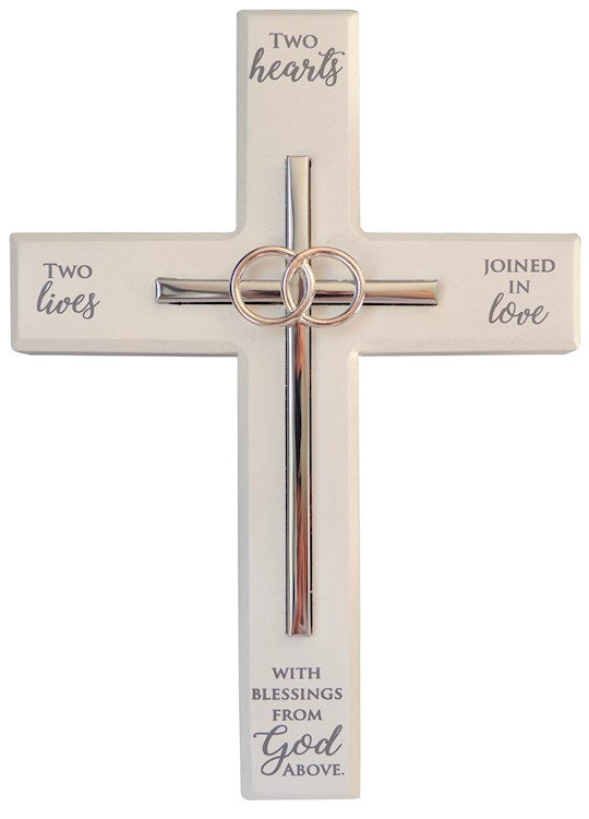 CROSS- TWO HEARTS , TWO LIVES... – Universal Church Supplies Inc