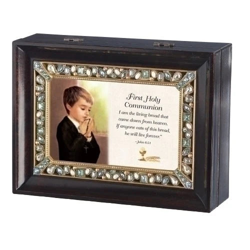 MUSIC BOX FIRST HOLY COMMUNION - BOY – Universal Church Supplies Inc