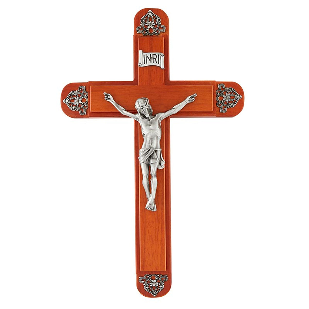 15" SICK CALL CHERRY CRUCIFIX – Universal Church Supplies Inc
