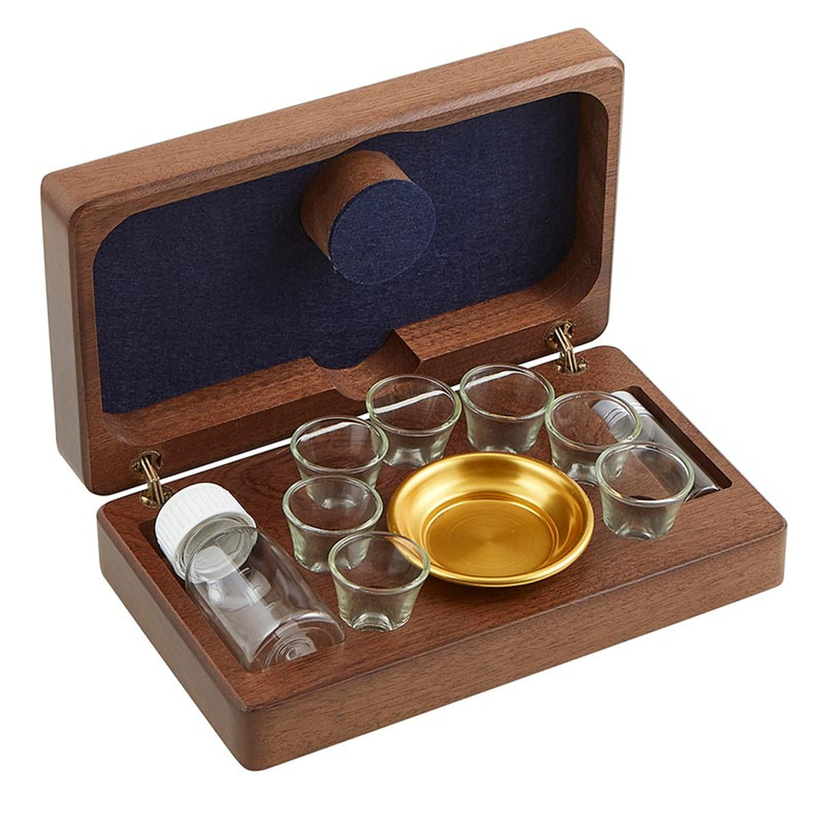 COMMUNION SET/SICK CALL SET WOOD 5 CUP – Universal Church Supplies Inc