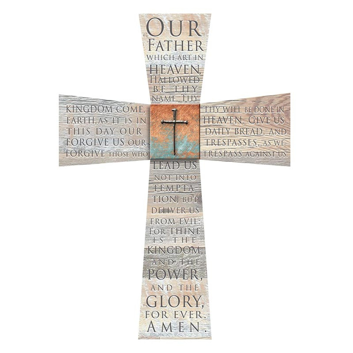 OUR FATHER WALL CROSS – Universal Church Supplies Inc