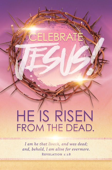 Celebrate Jesus Easter Bulletin – Universal Church Supplies Inc